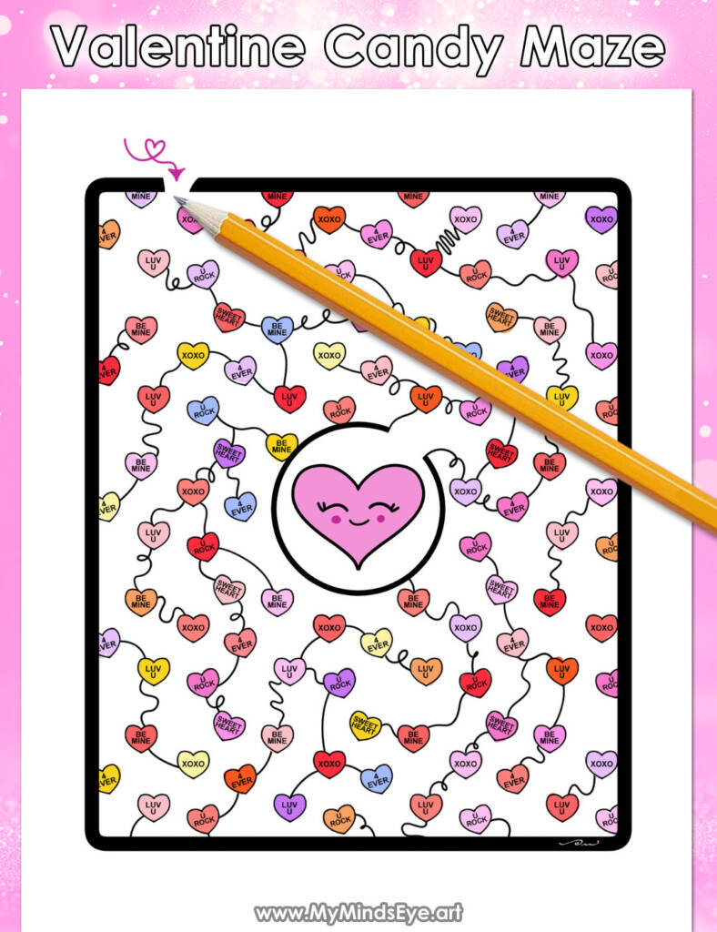 Sweet Escape: Valentine Candy Hearts Maze!